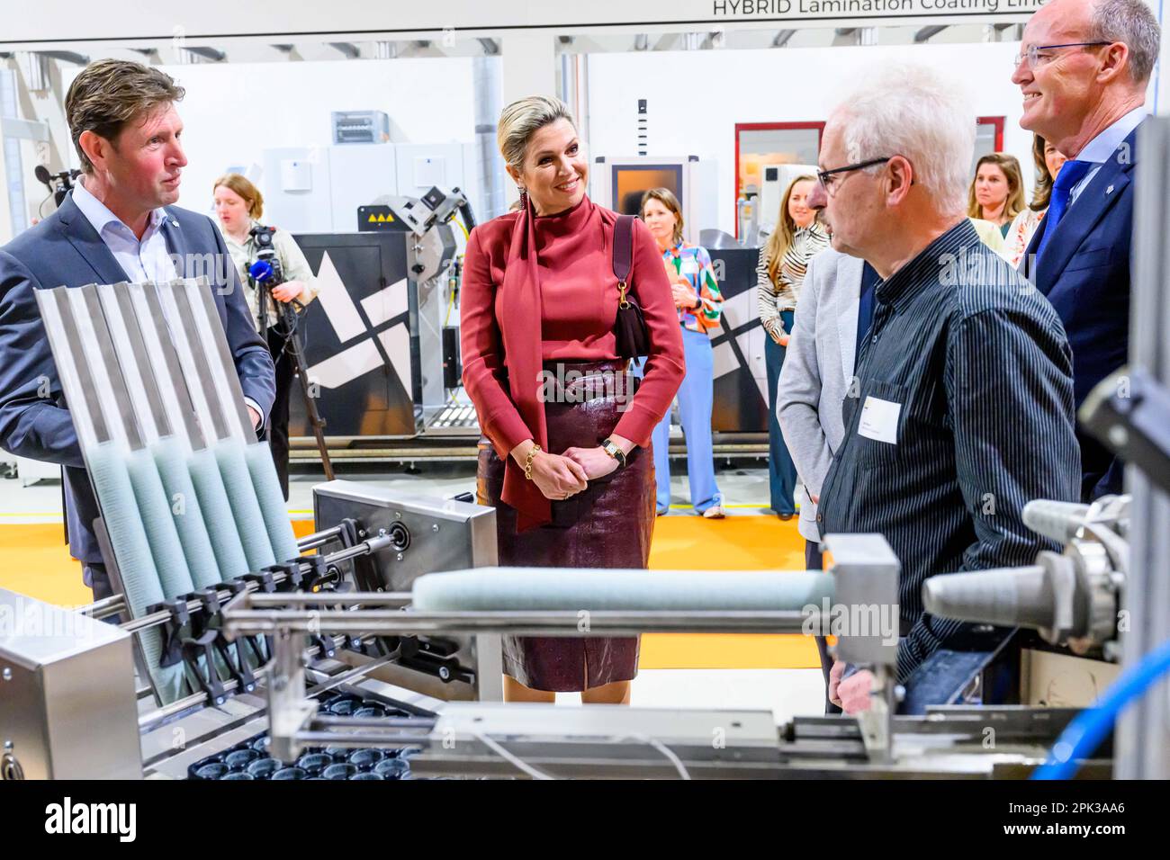 Raalte, The Netherlands. 05th Apr, 2023. Queen Maxima on a working ...