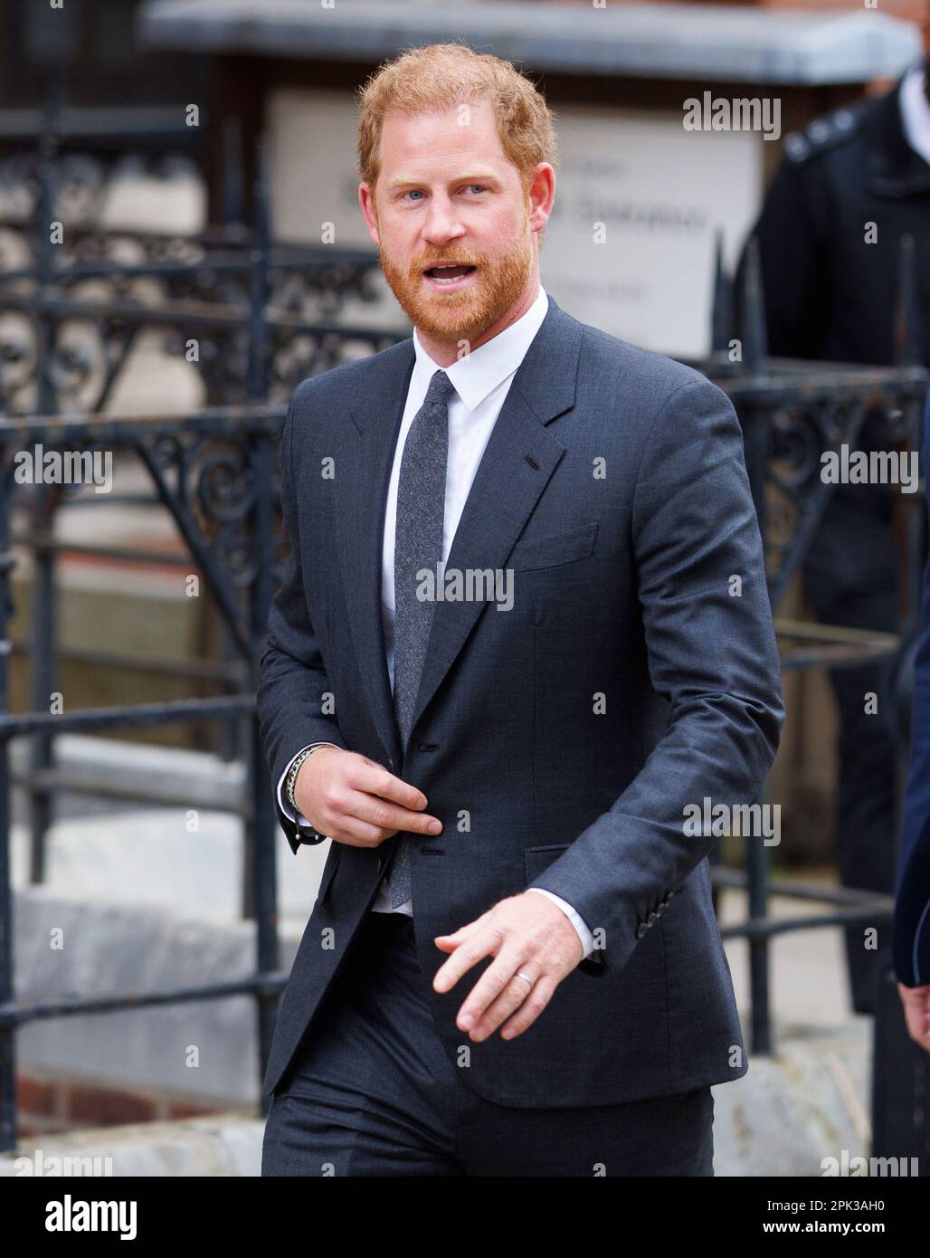 Prince Harry at the High Court in his claim against Associated ...