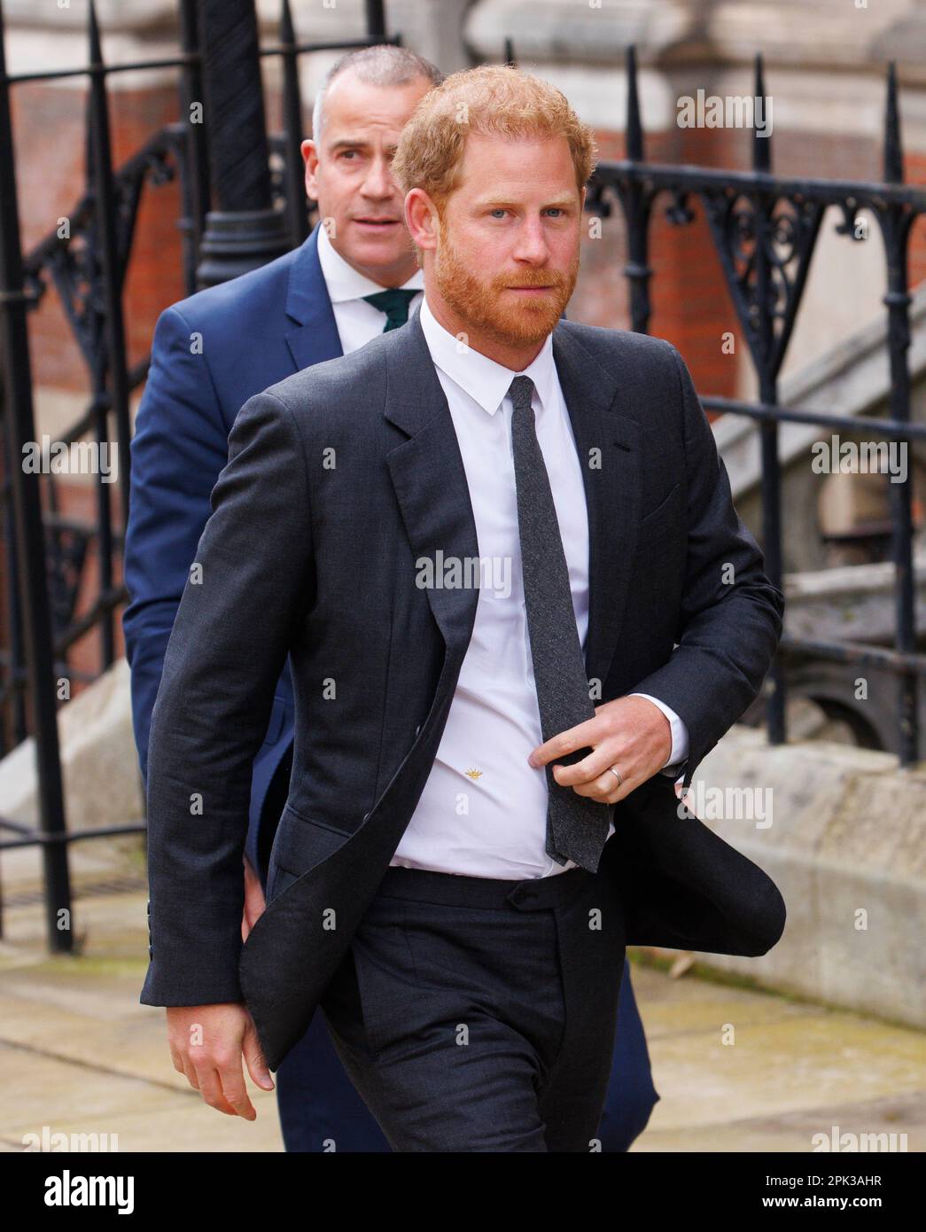 Prince Harry at the High Court in his claim against Associated ...