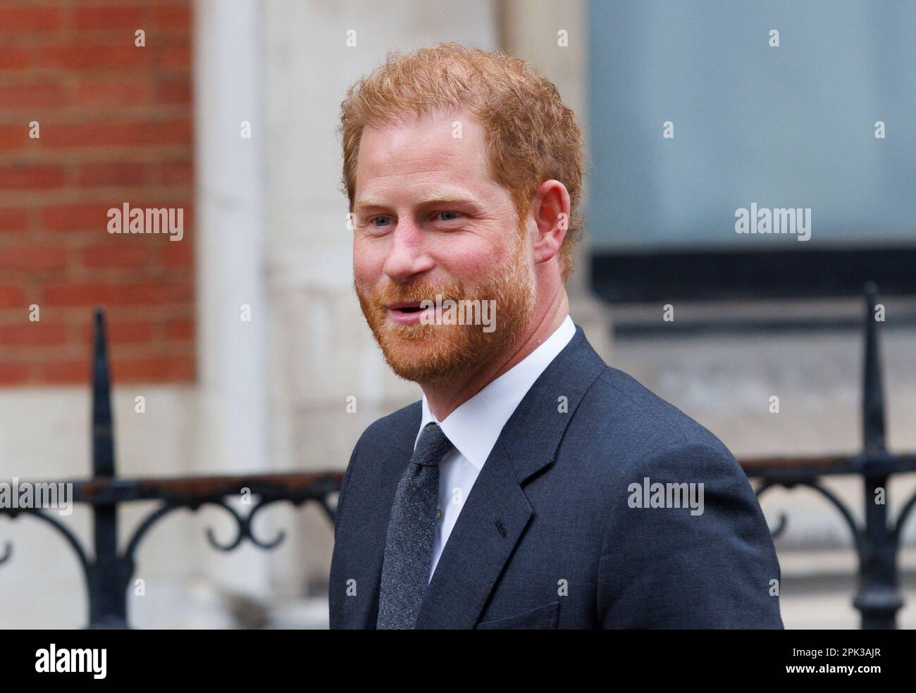 Prince Harry at the High Court in his claim against Associated ...