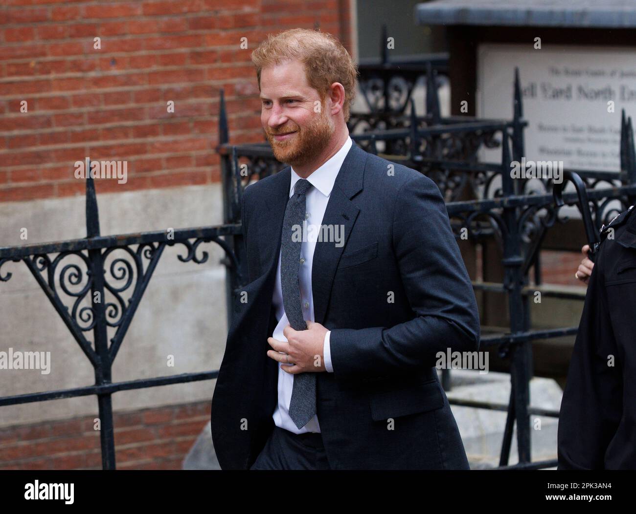 Prince Harry at the High Court in his claim against Associated ...