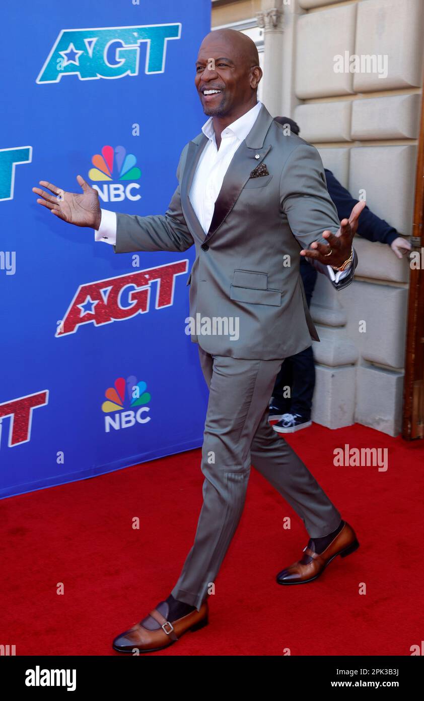 Pasadena, Ca. 4th Apr, 2023. Terry Crews at America's Got Talent Season ...