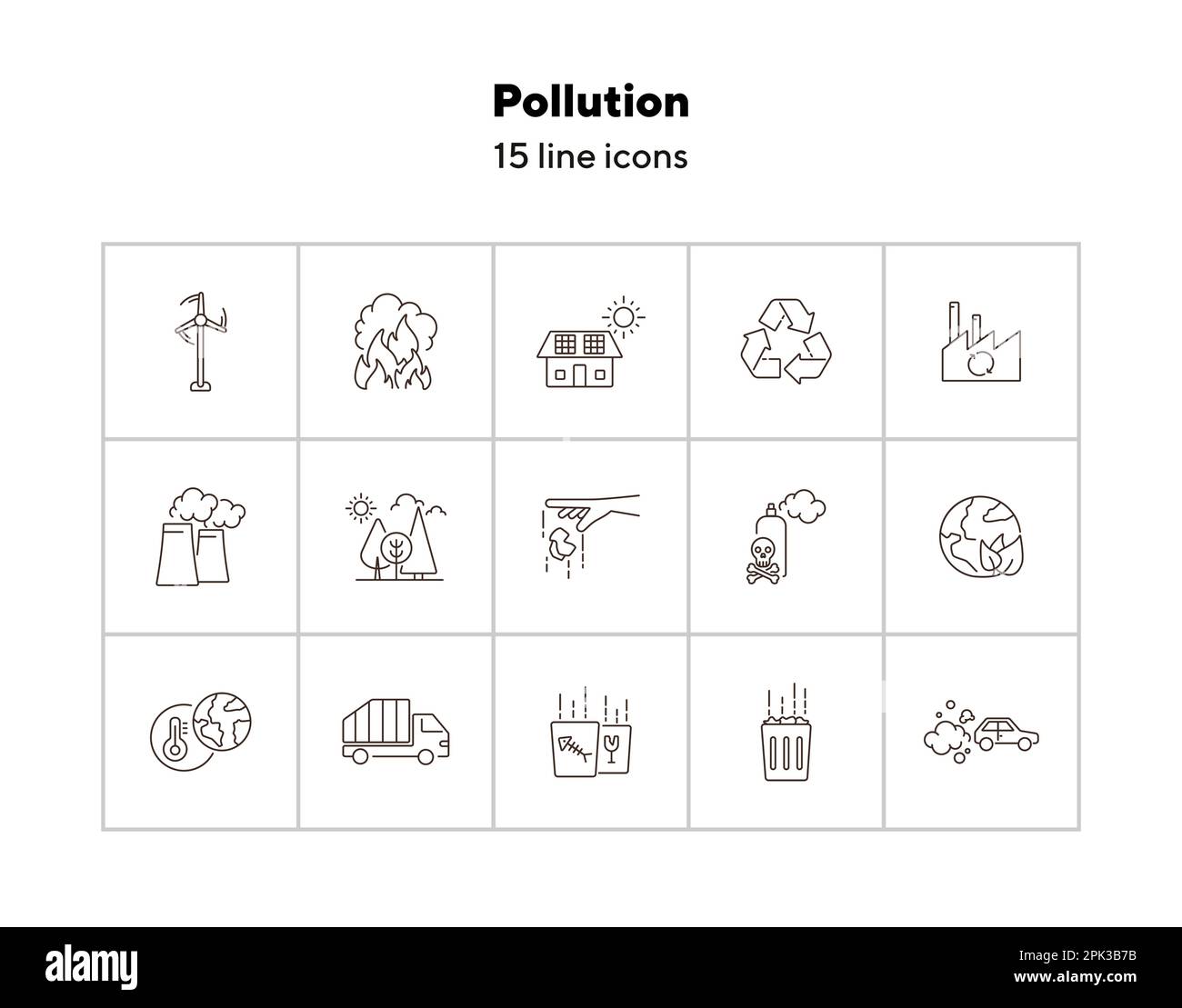 Car park waste bin Stock Vector Images - Alamy