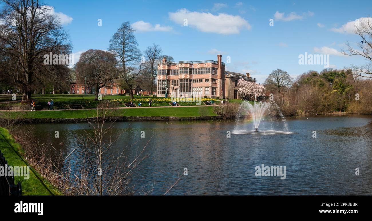 Around the UK - Exterior view of Astley Hall, Chorley, Lancashire, UK ...