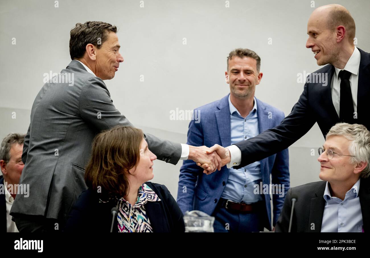 THE HAGUE - Ruud Sondag CEO of Royal Schiphol Group during a roundtable ...