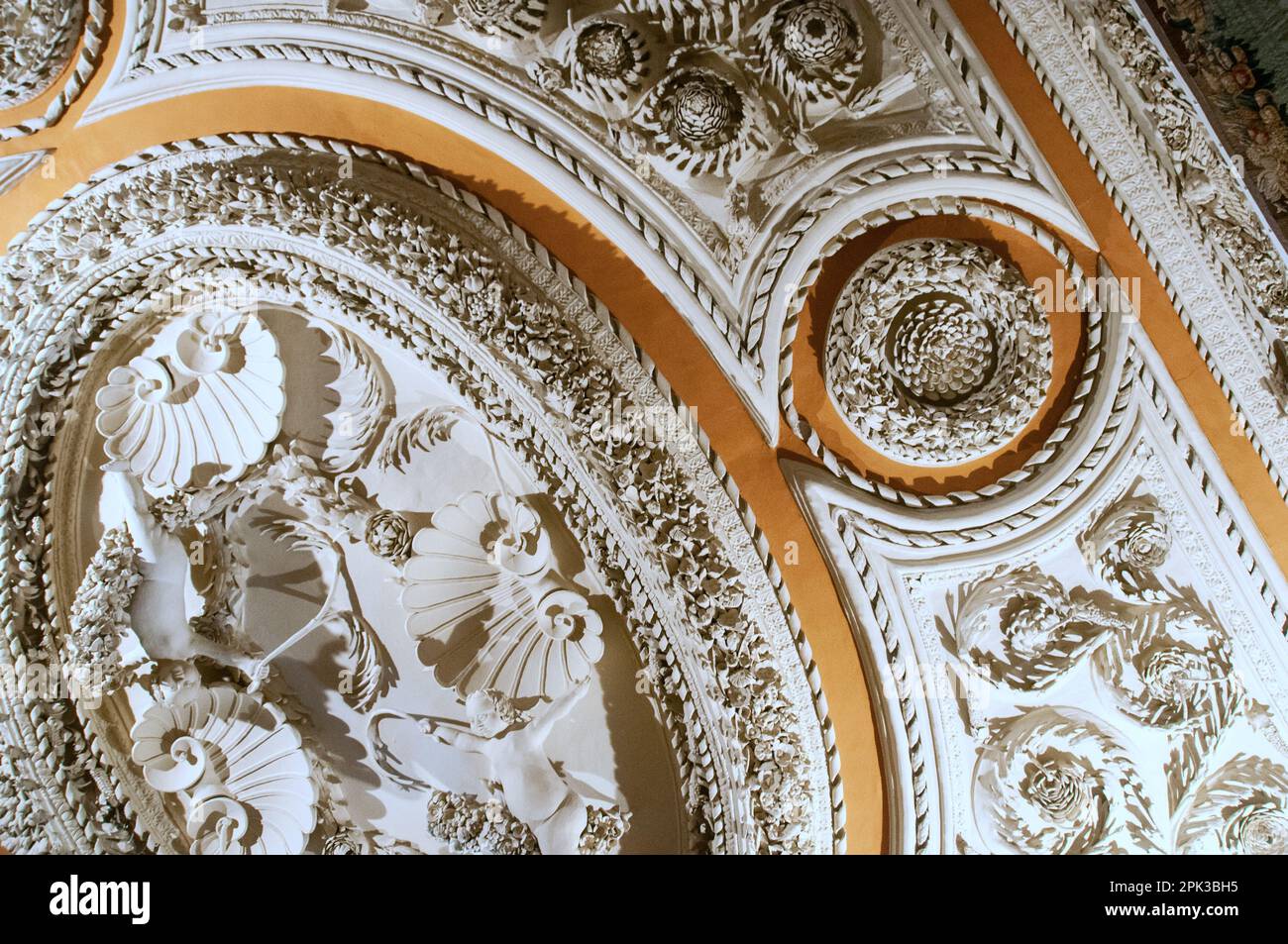 Around the UK - Interior of Astley Hall Chorley, Lancashire, UK Stock ...