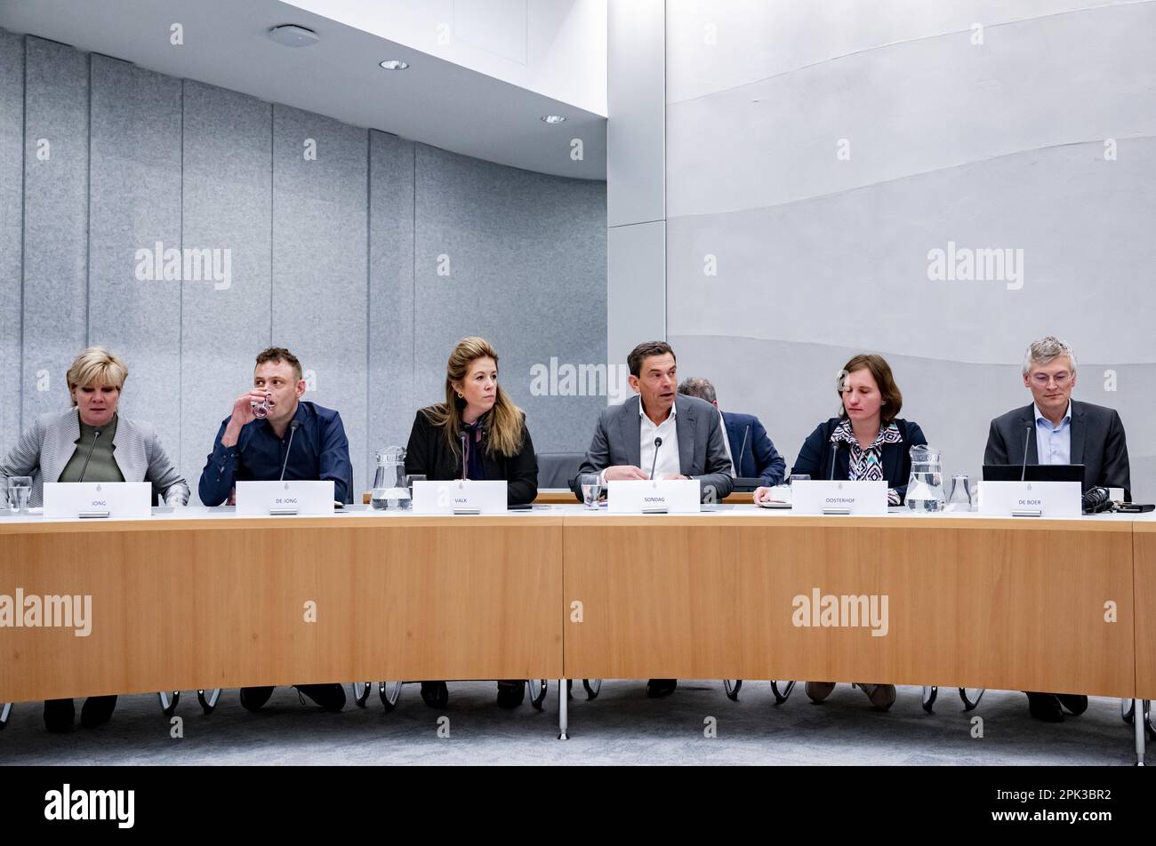 THE HAGUE - Ruud Sondag CEO of Royal Schiphol Group during a roundtable ...