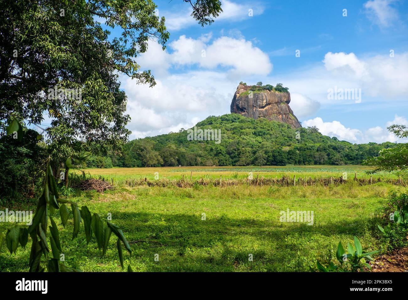 Lion Rock at Sigiriya ( or Sinhagiri ) in Sri Lanka Stock Photo - Alamy