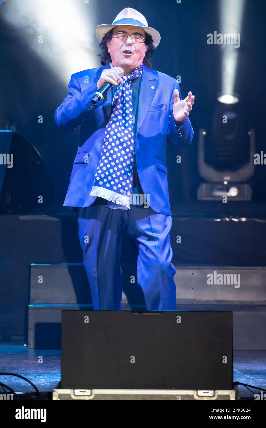 Concert of italian melodic singer Al Bano at Teatro Olimpico in Rome ...
