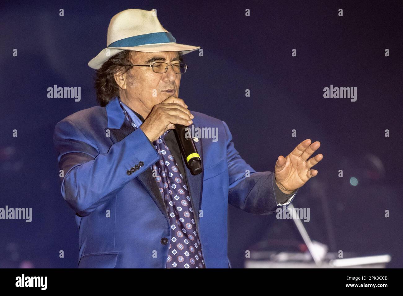 Concert of italian melodic singer Al Bano at Teatro Olimpico in Rome ...