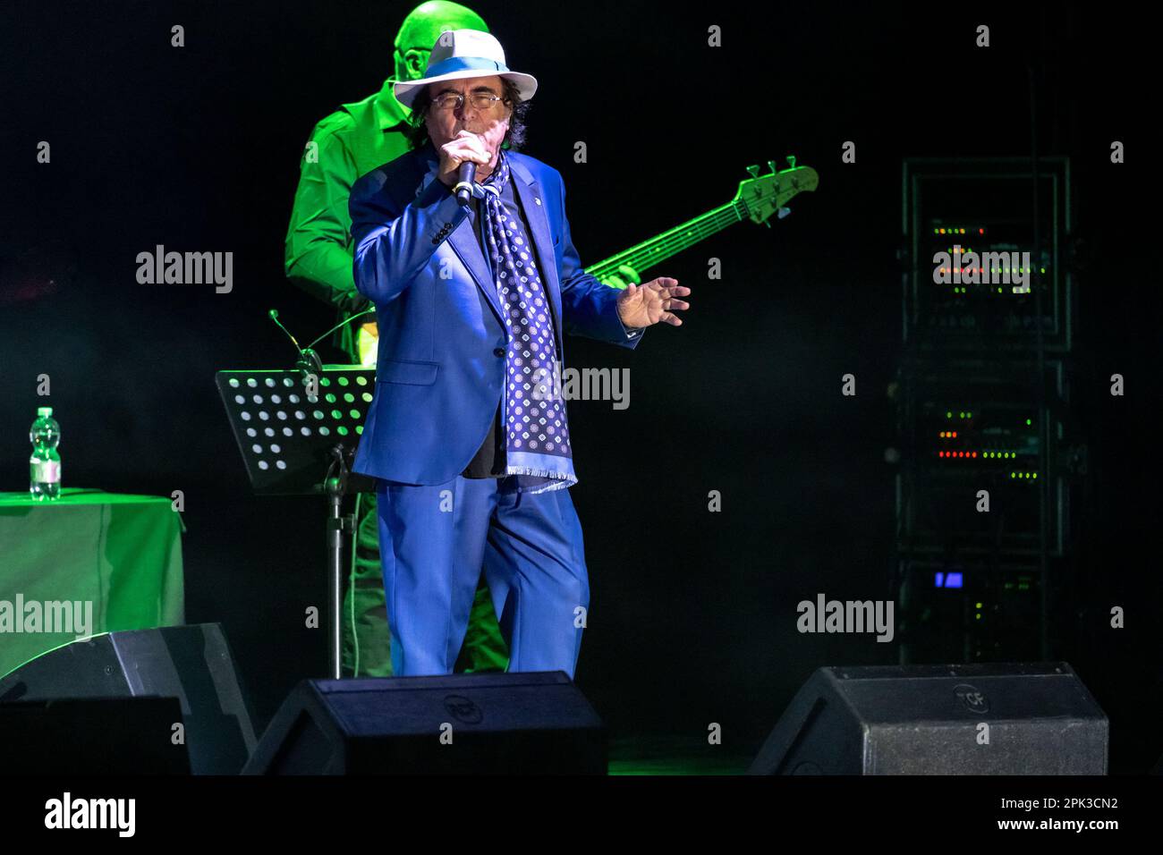 Concert of italian melodic singer Al Bano at Teatro Olimpico in Rome ...