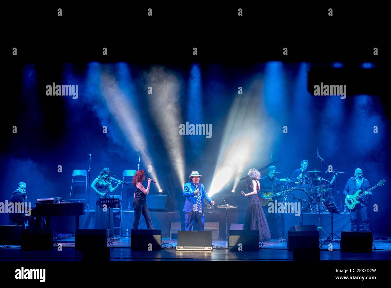 Rome, Italy on April, 04 2023, Concert of italian melodic singer Al ...