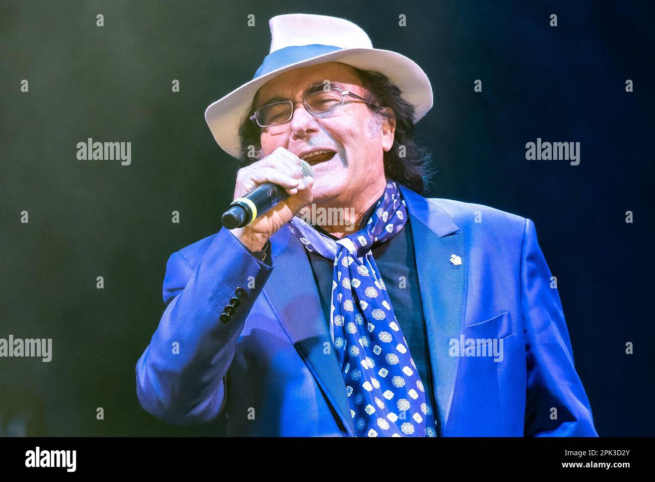 Rome, Italy on April, 04 2023, Concert of italian melodic singer Al ...