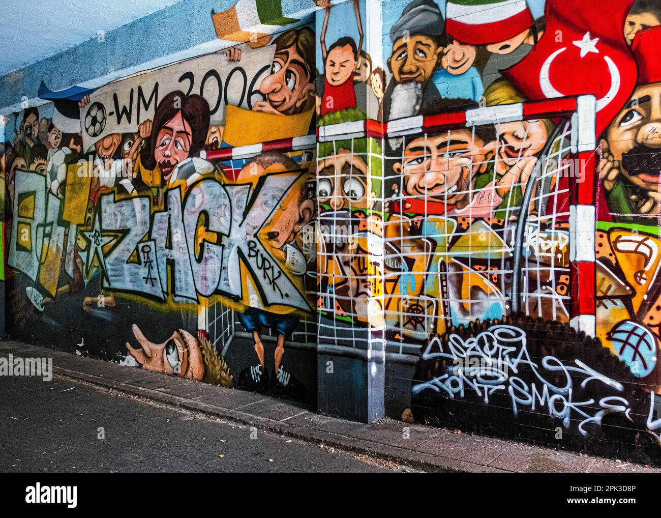 Graffiti in Parking Garage of BTTC Meteor Table Tennis club ...