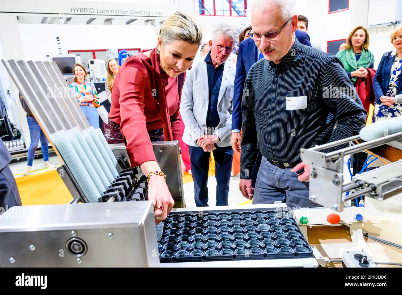 Raalte, Netherlands, April 05, 2023, Queen Maxima of the Netherlands at ...