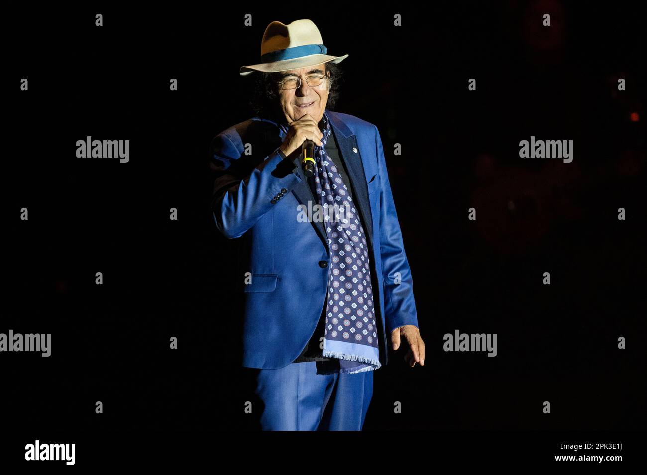 Rome, Italy on April, 04 2023, Concert of italian melodic singer Al ...
