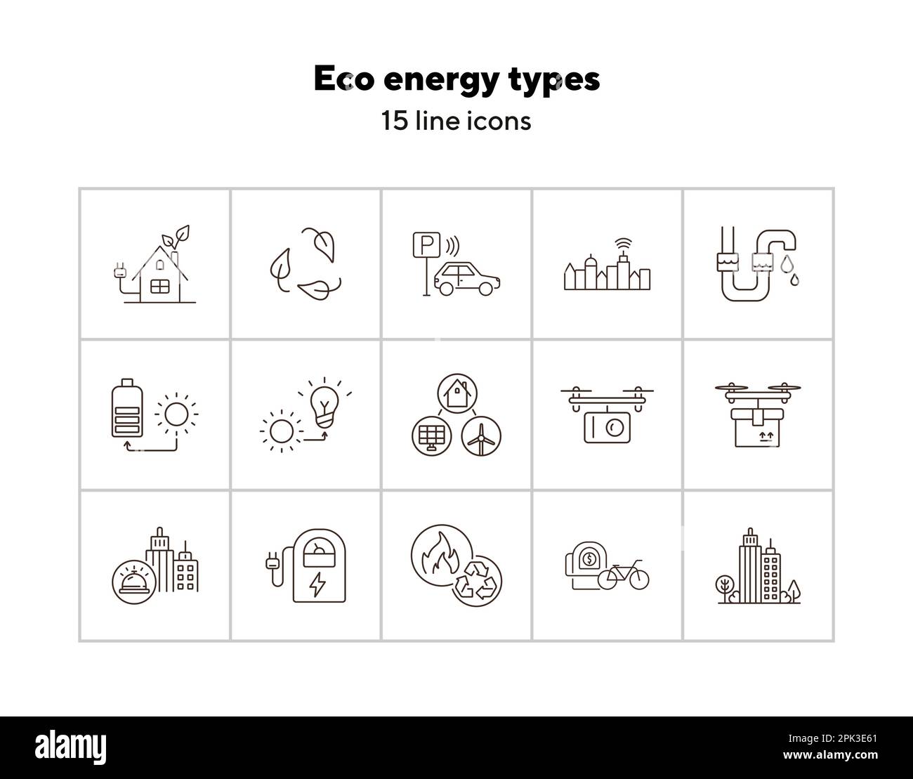 Environmental pollution types vector Cut Out Stock Images & Pictures ...