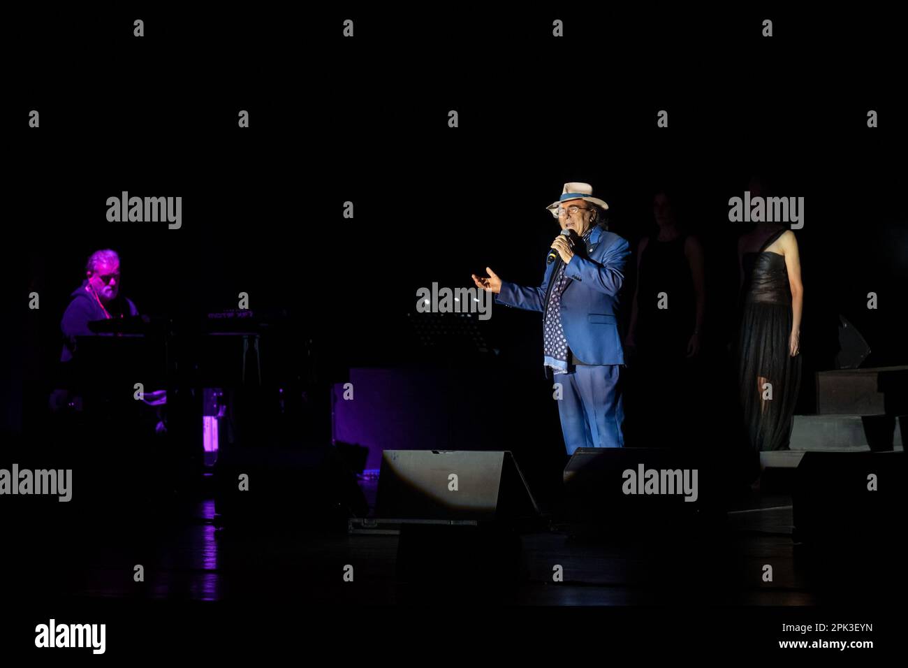 Concert of italian melodic singer Al Bano at Teatro Olimpico in Rome ...