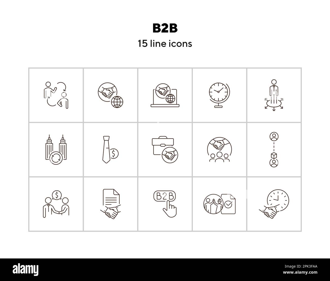 B2b app Stock Vector Images - Alamy