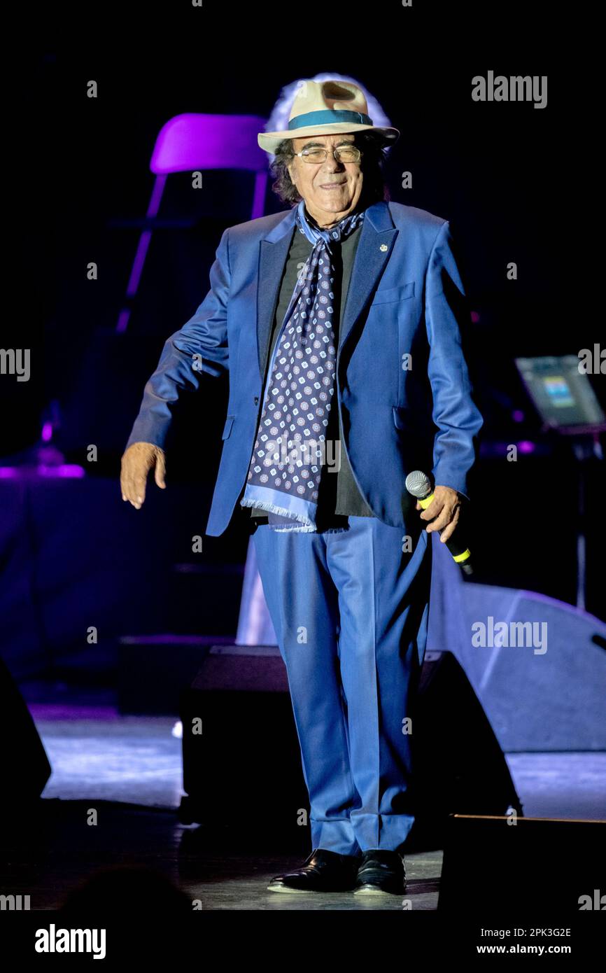 Concert of italian melodic singer Al Bano at Teatro Olimpico in Rome ...