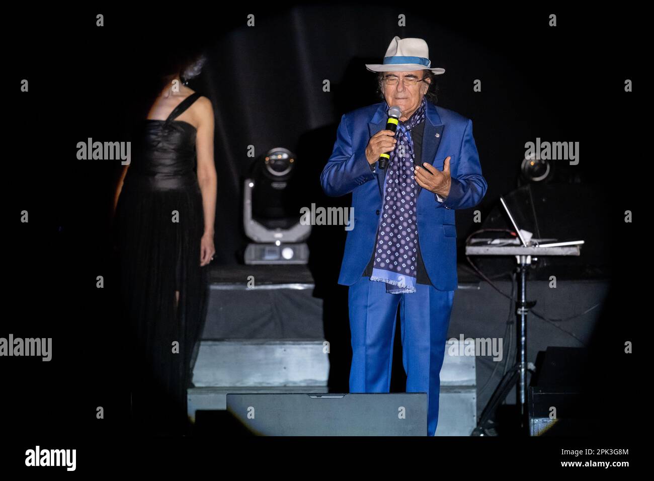 Rome, Italy on April, 04 2023, Concert of italian melodic singer Al ...