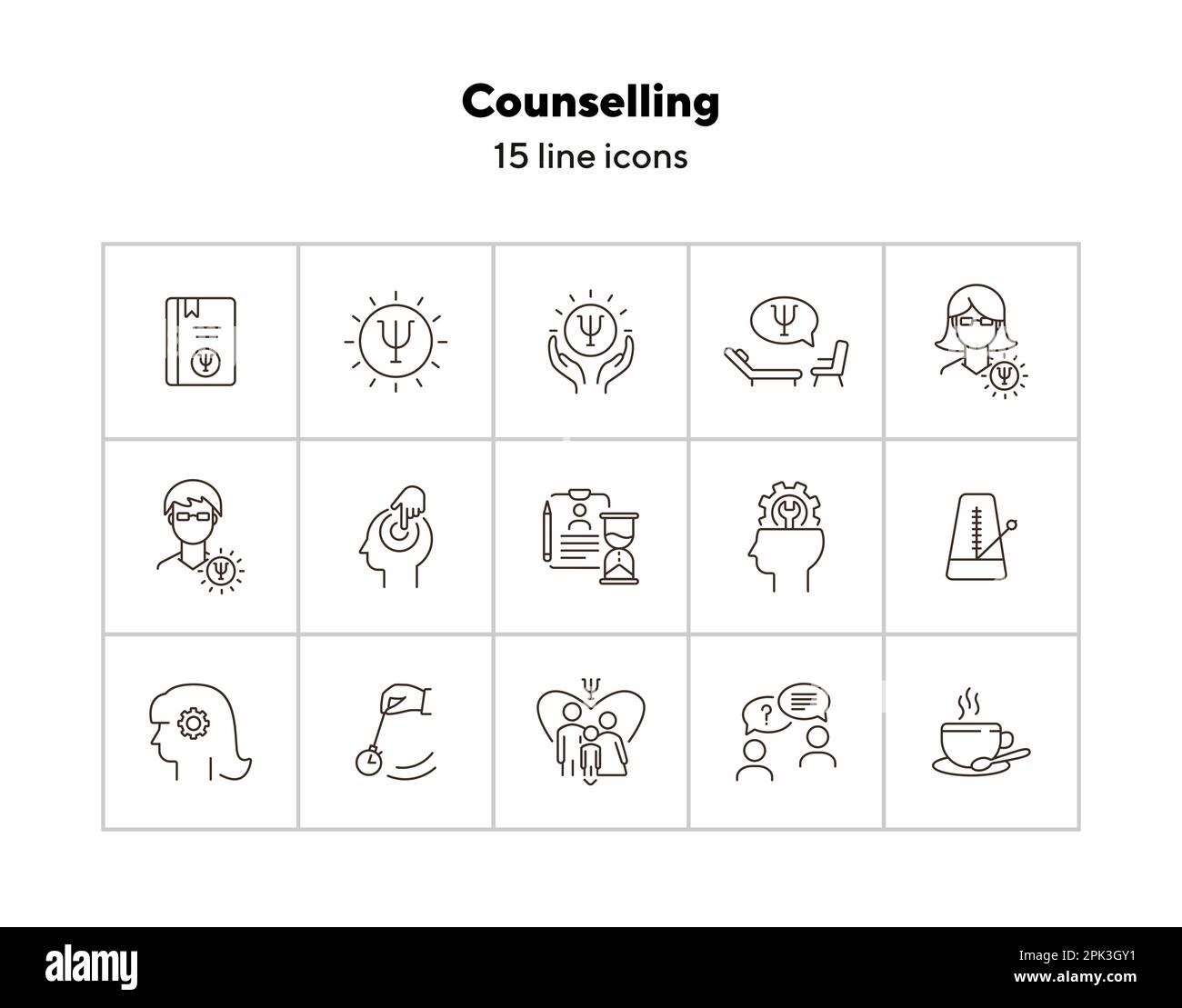 Group counselling Stock Vector Images - Alamy