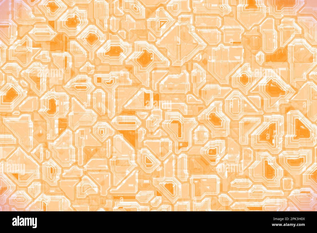 modern orange technology optic template computer graphic background ...