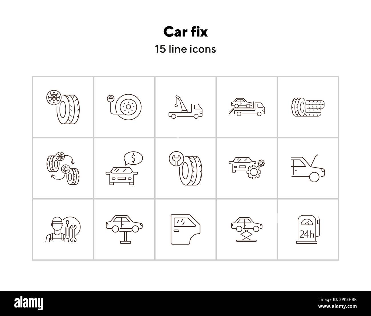 Car service washing mechanical Cut Out Stock Images & Pictures - Alamy
