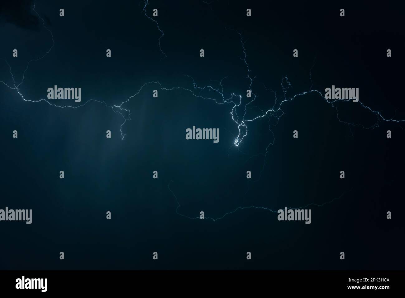 Beautiful Lightning Strikes and Clouds at Night in Lugano, Ticino ...