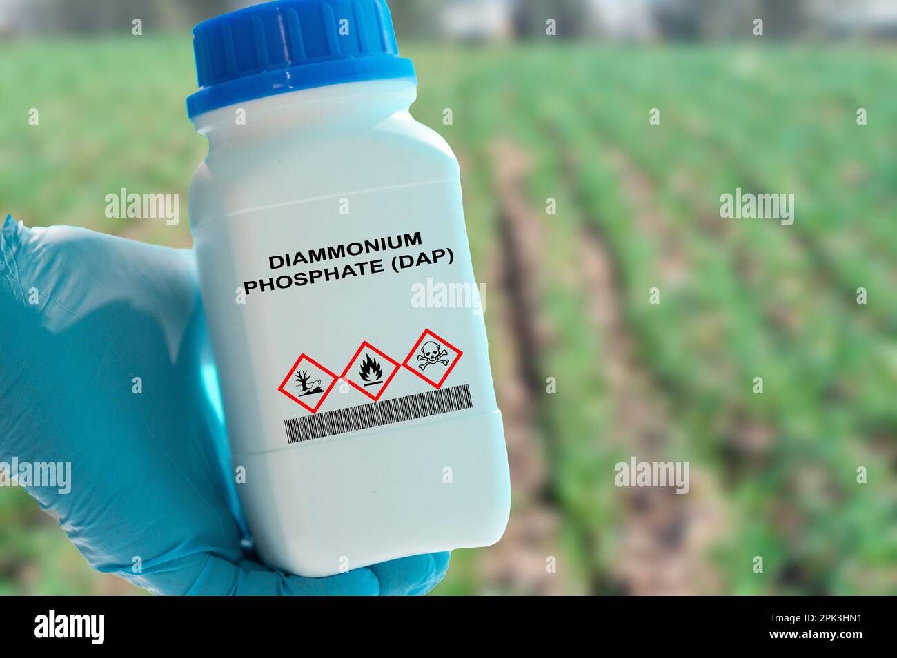 Diammonium phosphate (DAP) A type of fertilizer containing nitrogen and ...