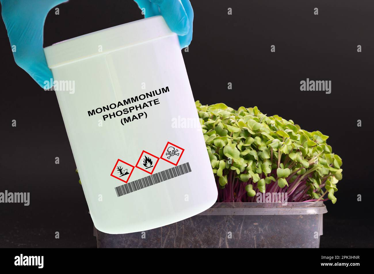 Monoammonium phosphate (MAP) A soluble fertilizer containing nitrogen ...