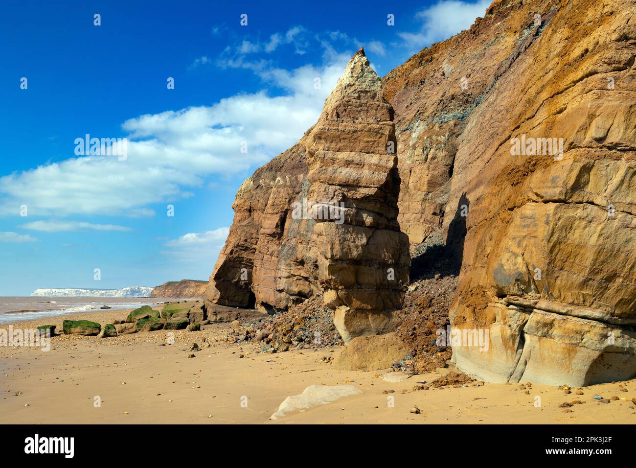 geology, Jurassic Coast, pillar, rock,pinnacle, Chilton Chine, Isle of ...