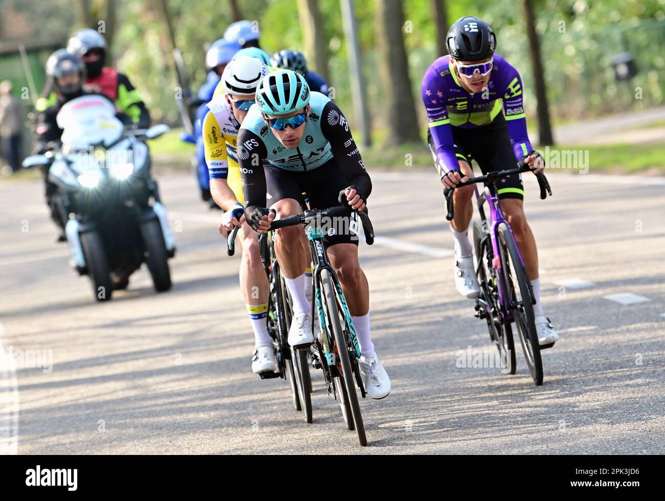 Schoten, Belgium. 05th Apr, 2023. Belgian Ceriel Desal of Bingoal WB ...