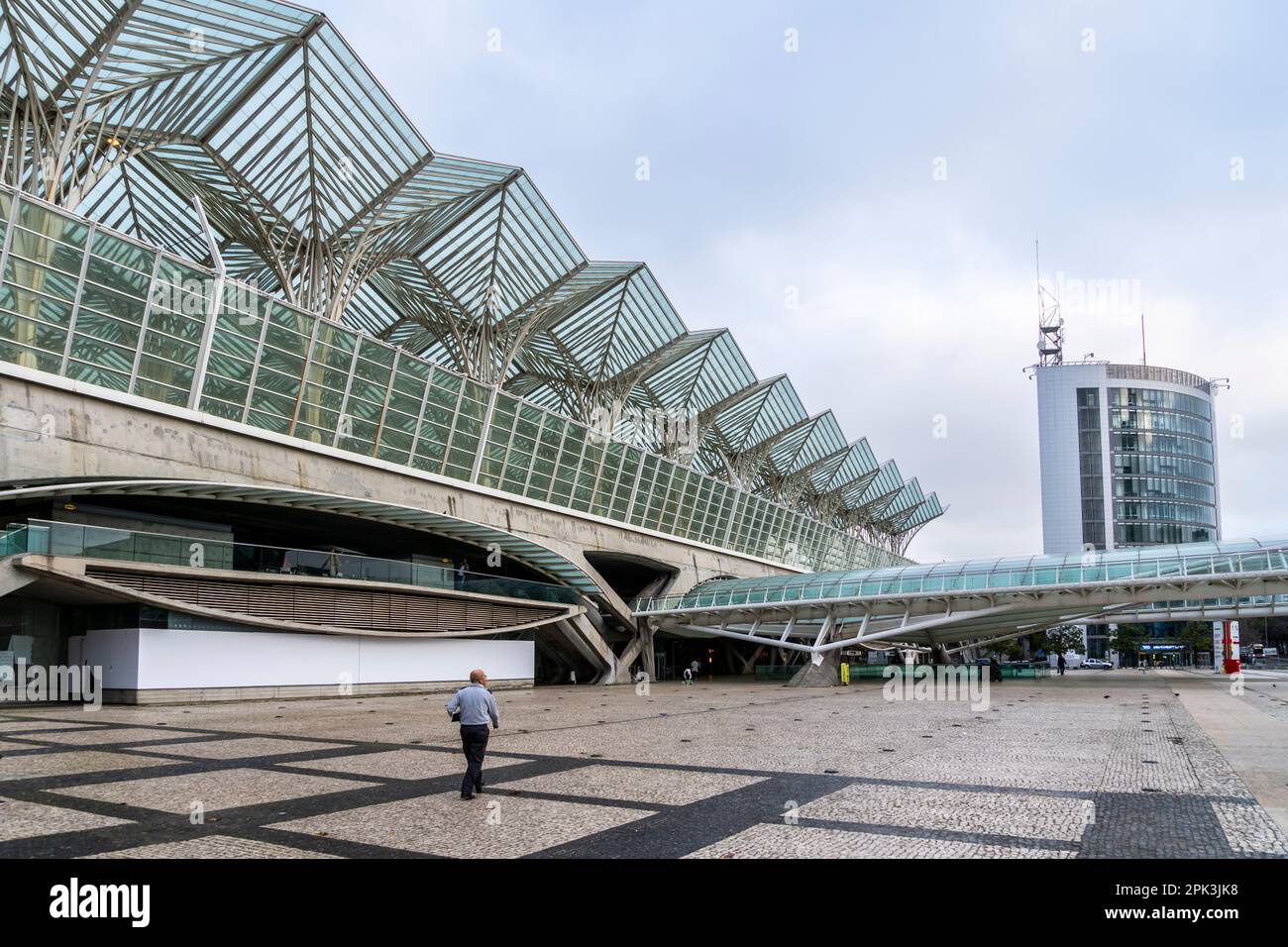 Lisbon Oriente Station Stock Photo - Alamy
