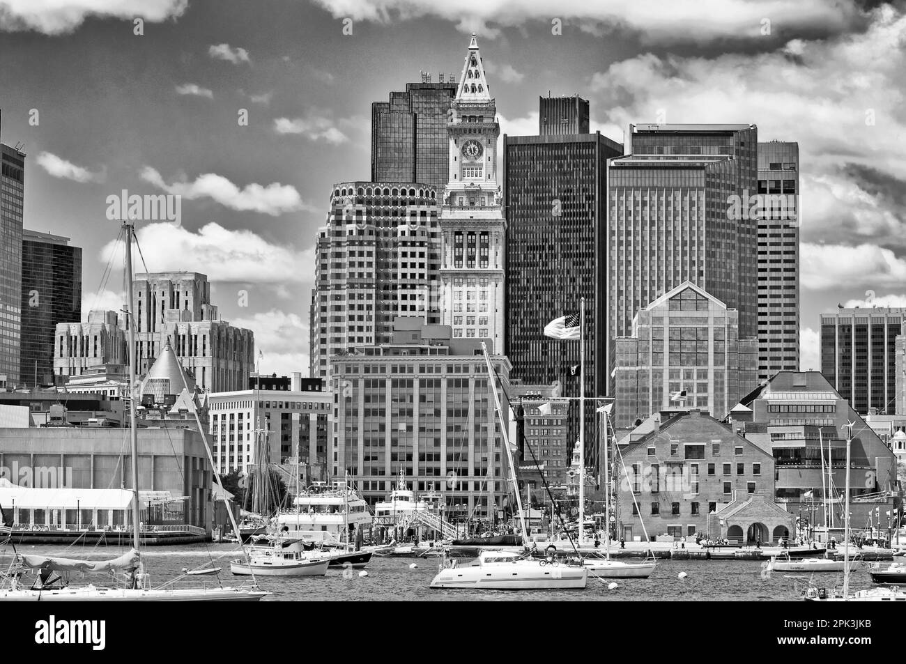 Boston is an easy city to walk around Stock Photo - Alamy