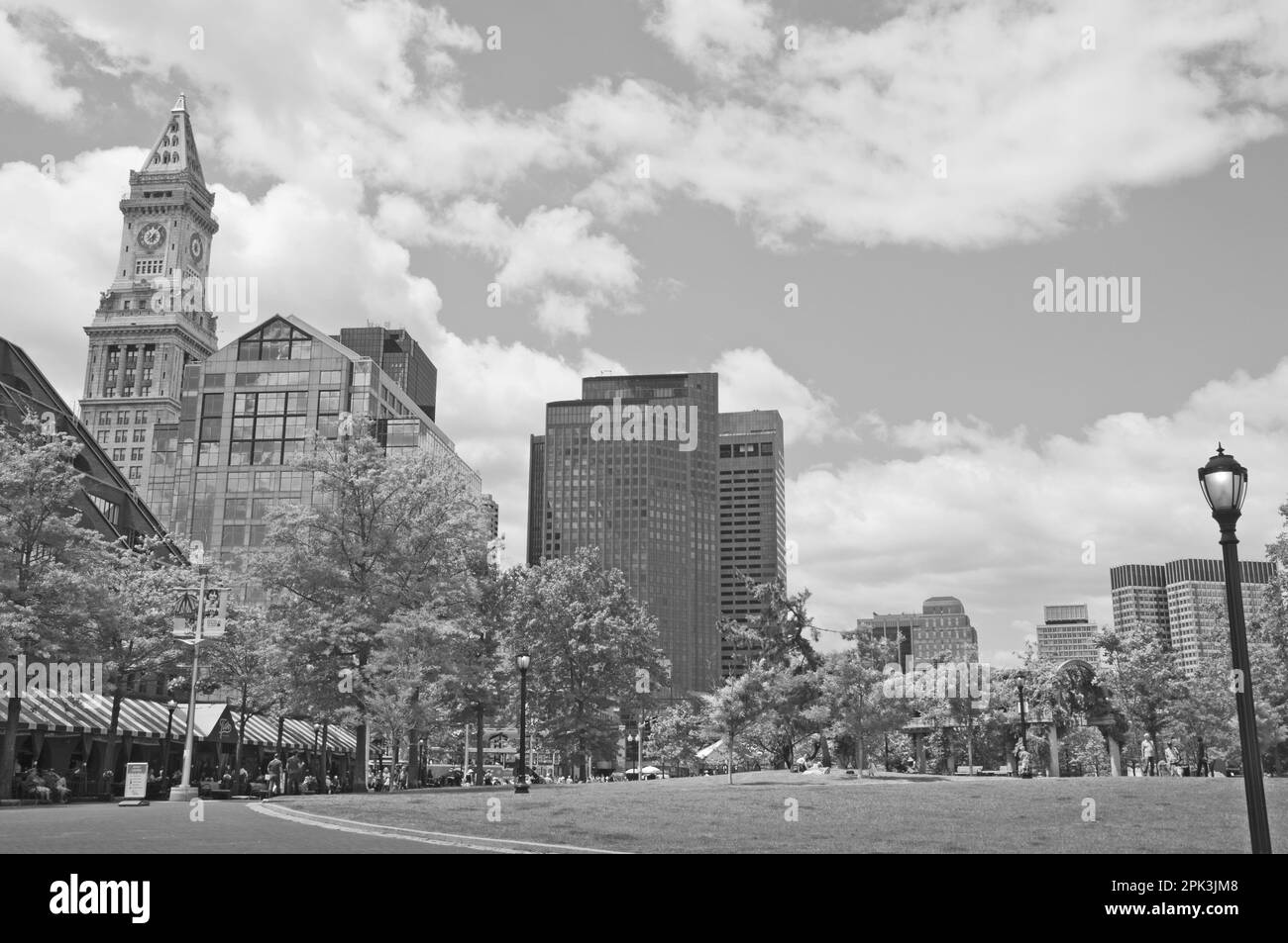 Boston is an easy city to walk around Stock Photo - Alamy