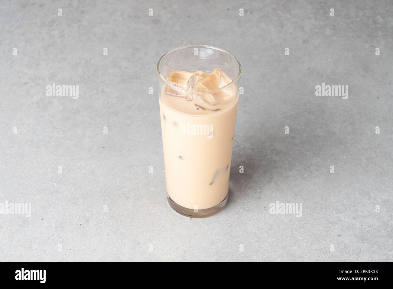 korean style milk tea ice drank Stock Photo - Alamy