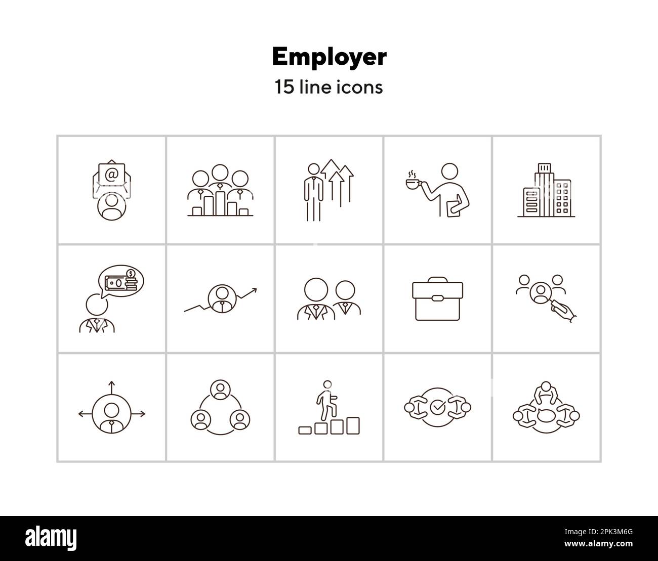 Email employer Stock Vector Images - Alamy