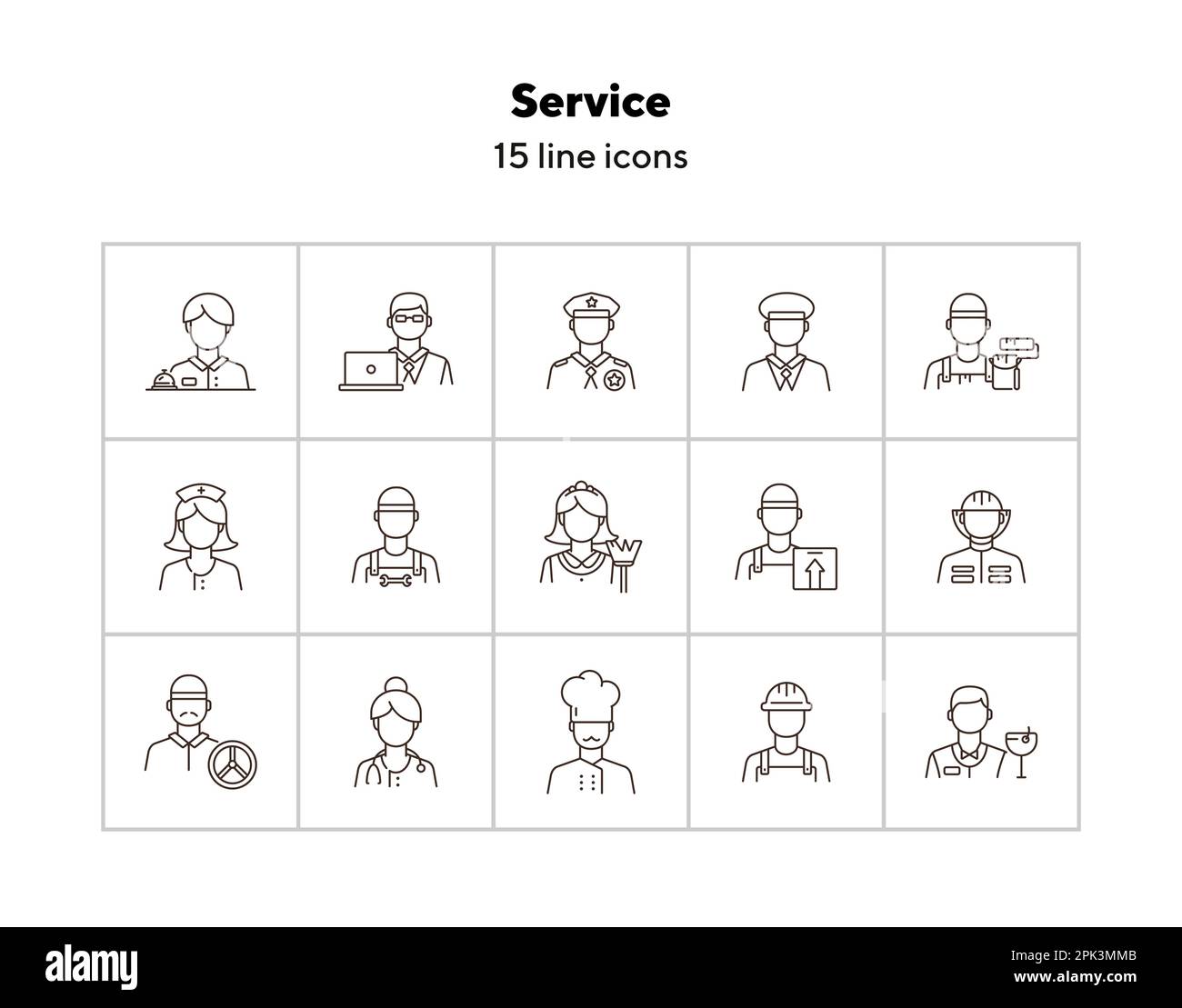 Driver hotel service isolated Stock Vector Images - Alamy