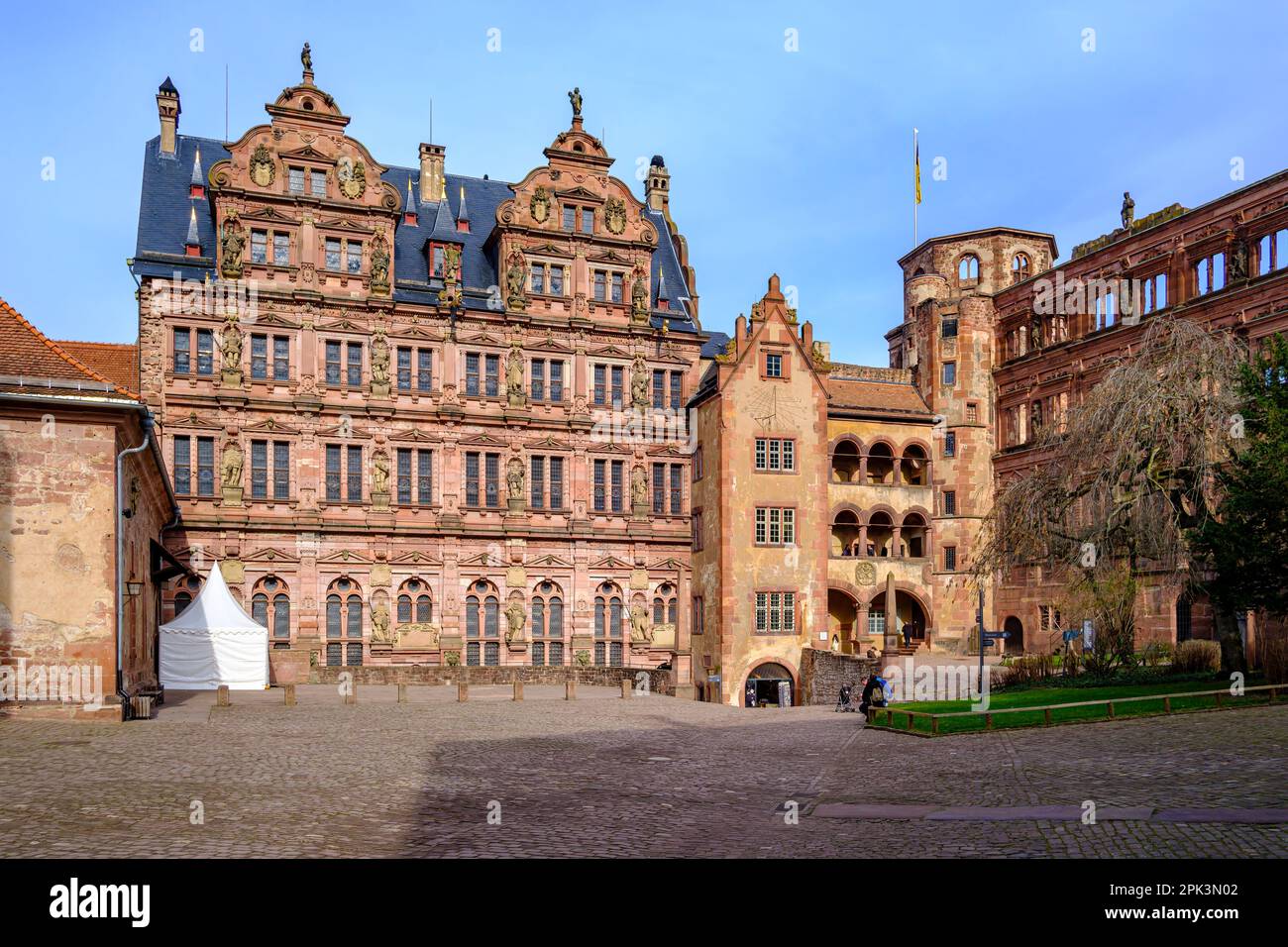 Heidelberg Castle, Heidelberg, Baden-Württemberg, Germany, Europe ...