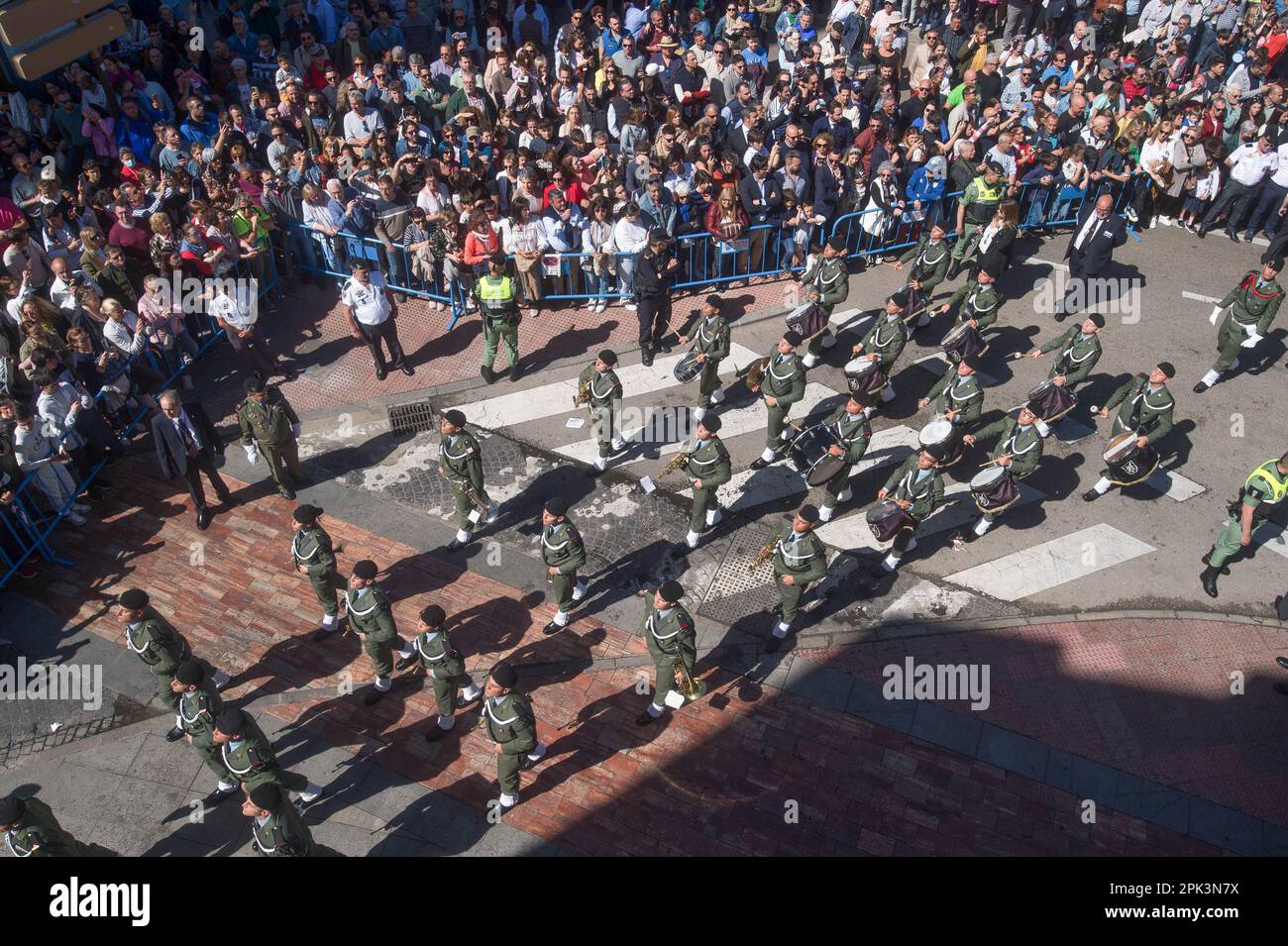 Malaga, Spain. 05th Apr, 2023. Members of the Spanish paratrooper ...
