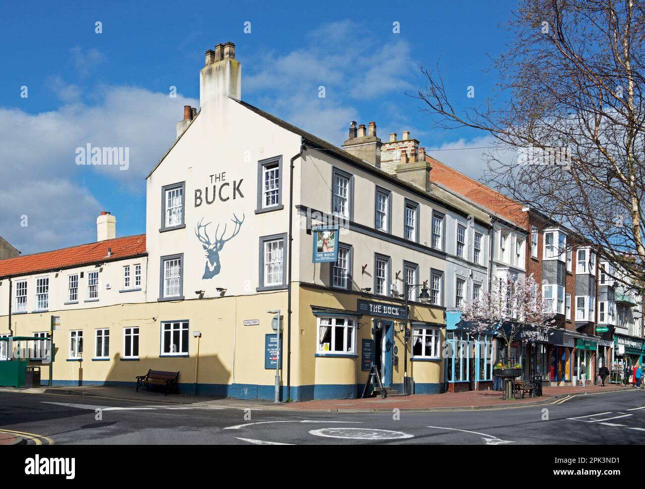 The Buck Hotel, Market Place, Driffield, East Yorkshire, England UK ...
