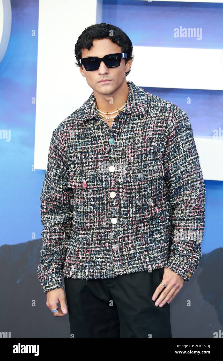 Brandon Perea attends the UK premiere of "NOPE" at Odeon Luxe Leicester ...