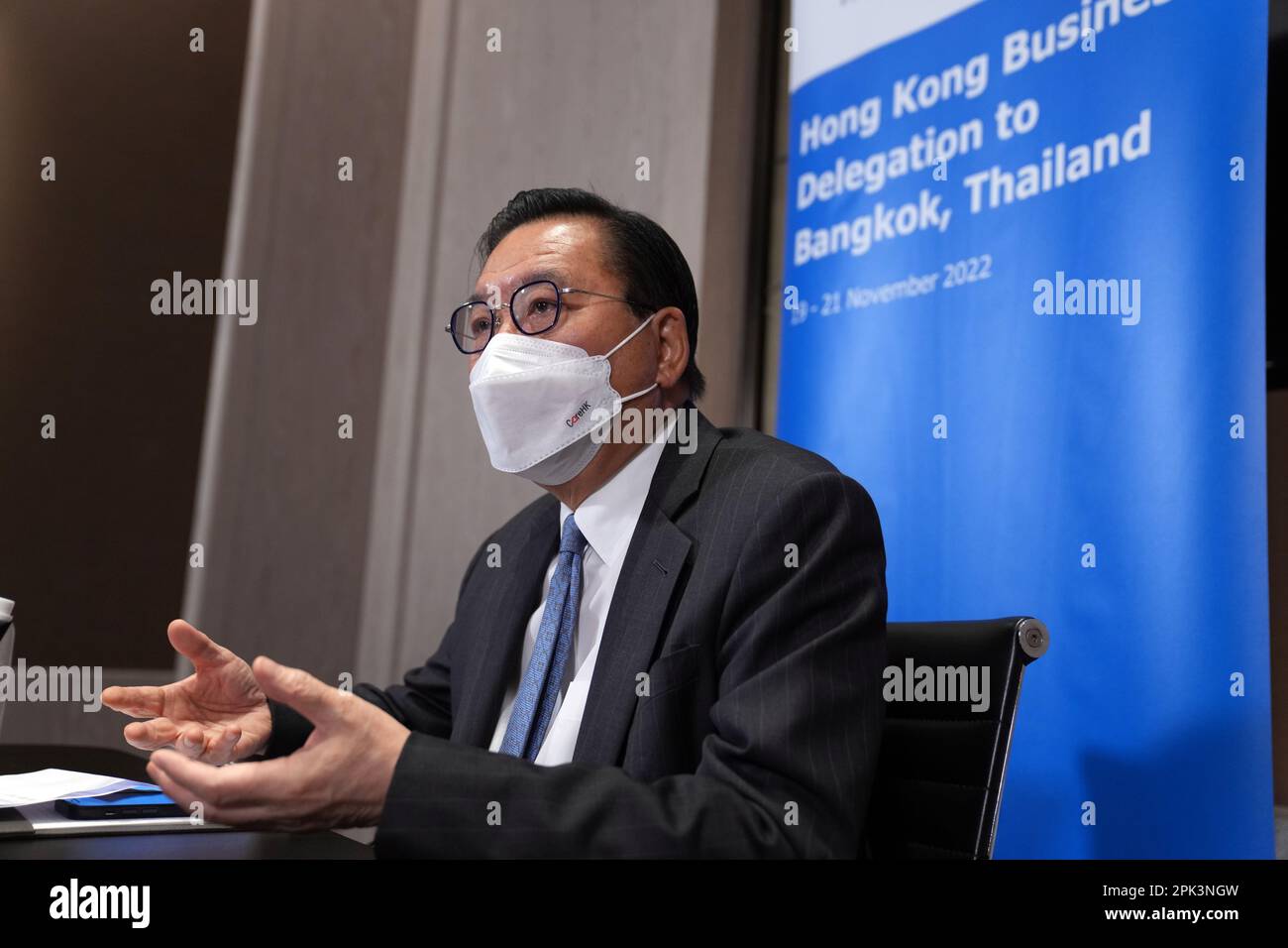 Jeffrey Lam Kin-fung, Chairman of Forward Winsome Industries Ltd, and ...
