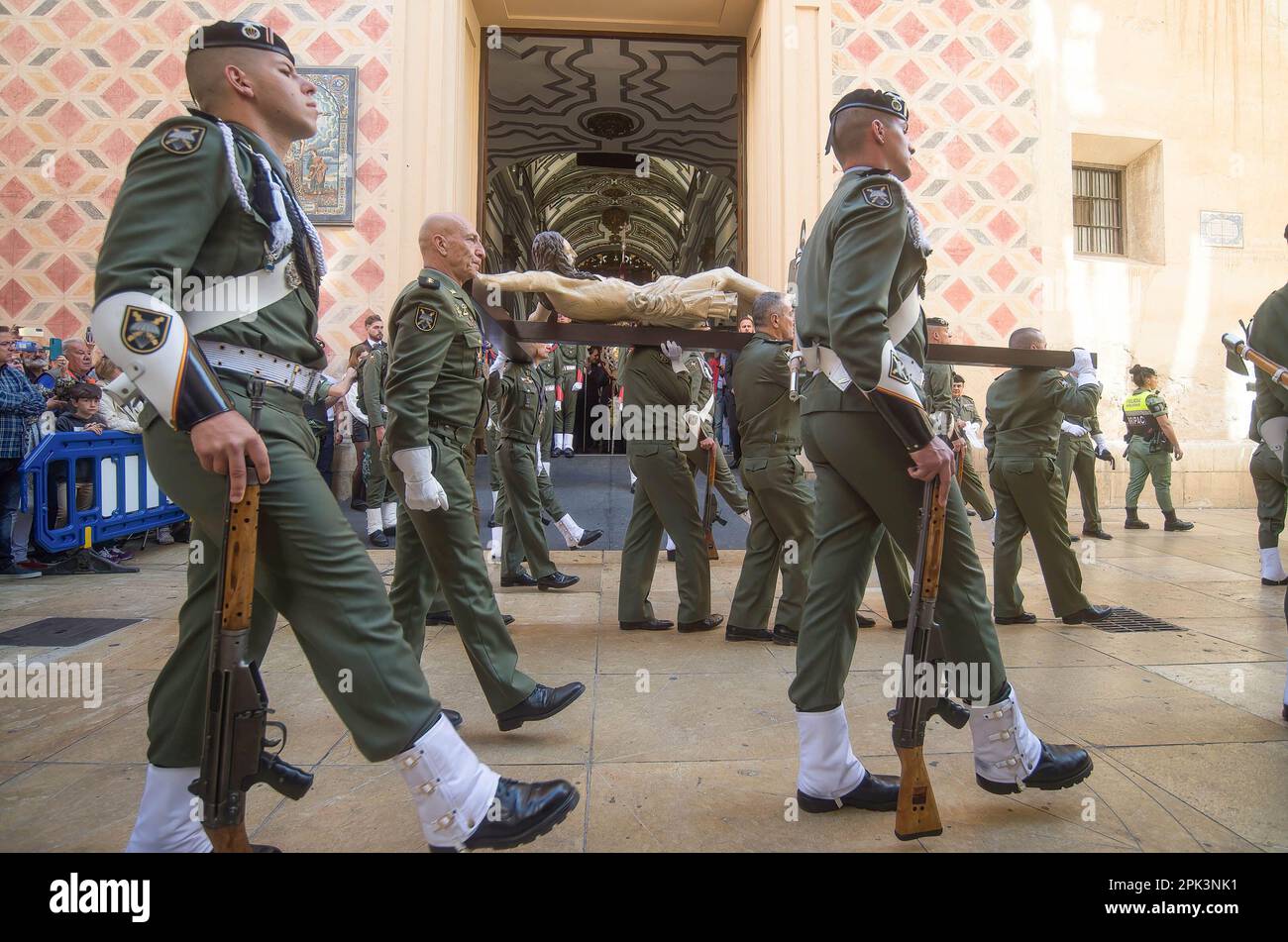 Malaga, Spain. 05th Apr, 2023. Members of the Spanish paratrooper ...