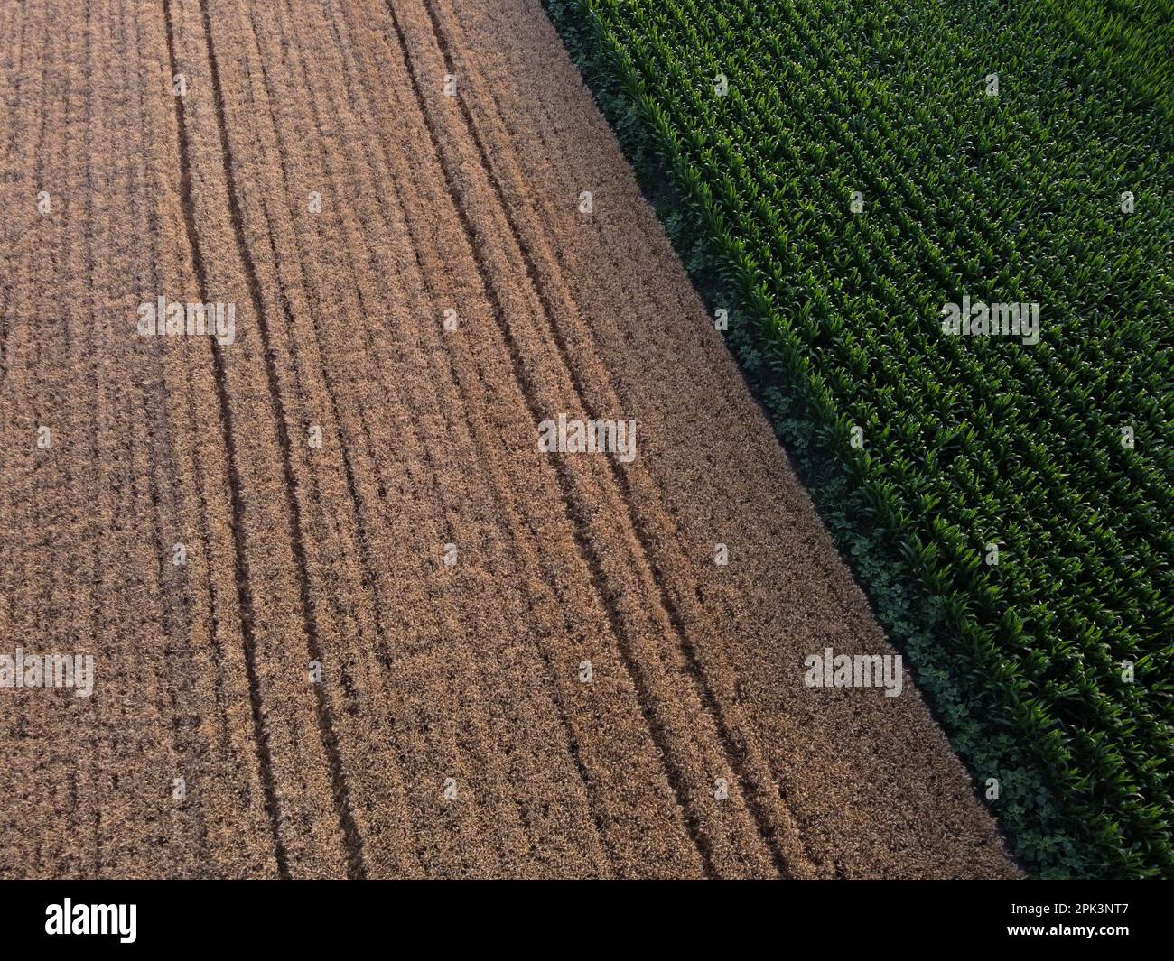 Beautiful shot arable land hi-res stock photography and images - Alamy