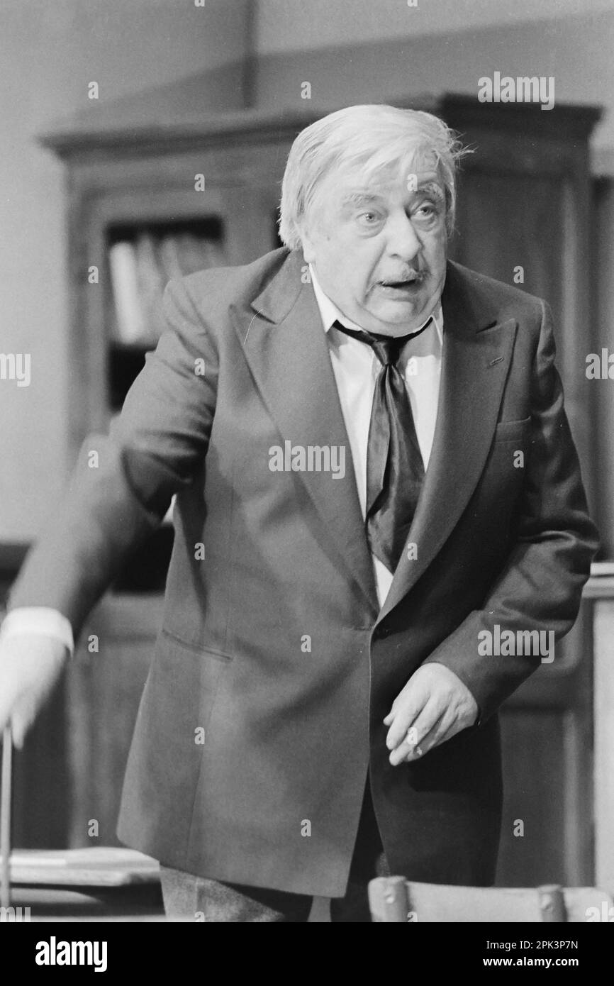 French actor Jean Paredes performs in Topaze, a theater play by Marcel ...