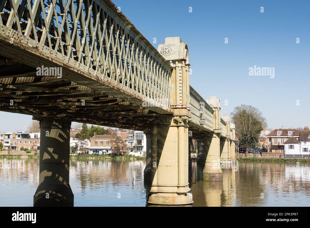 Blue sky reflections on railway hi-res stock photography and images - Alamy