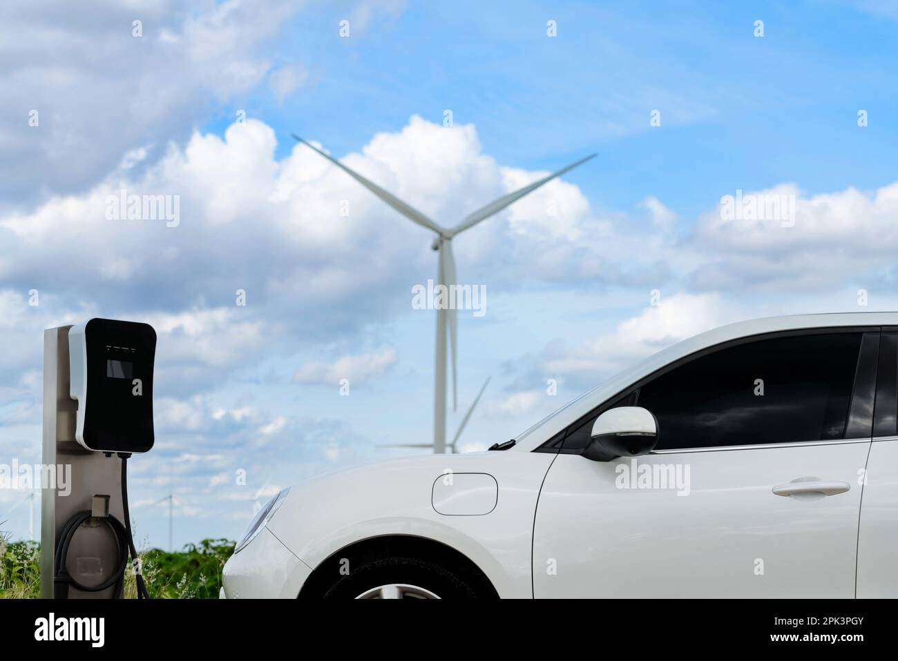 Progressive combination of wind turbine and EV car, future energy ...