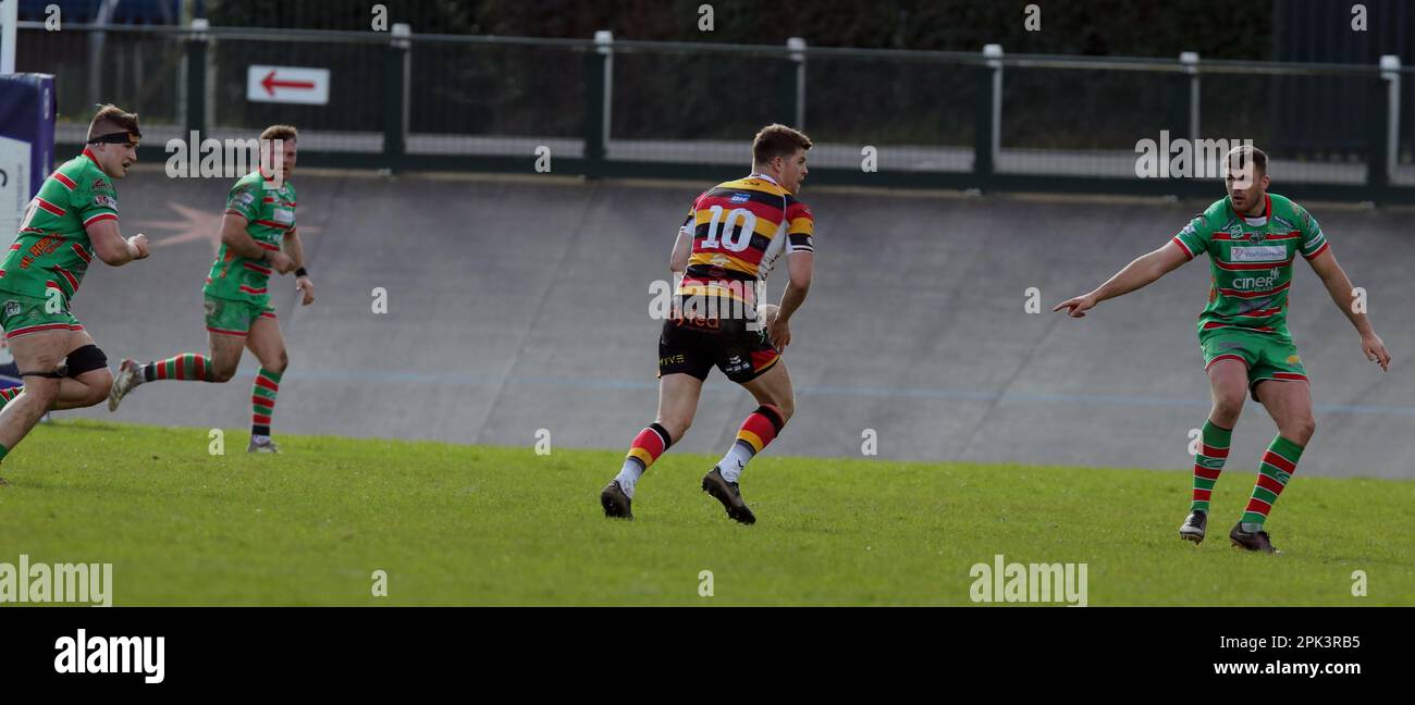 Carmarthen Quins RFC v Ebbw Valle RFC indigo premiership 01.04.2023 ...